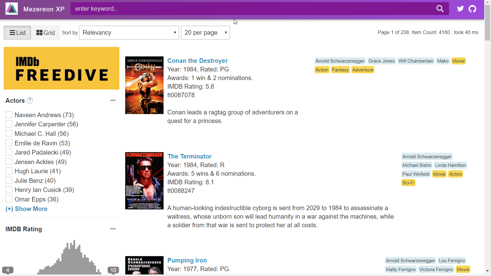 Rich Autocomplete - Mezereon
